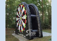 China 4m High Outdoor Giant Inflatable Football Darts Board for Kids Adults Interactive Game 6x4m for sale