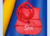 China 10m Inflatable Bungee Run for Kids and Adults 2 Person Interactive Game Indoor Outdoor for sale