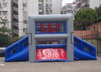 China Commercial Inflatable Obstacle Course with Slides 610g PVC Tarpaulin 3 Year Warranty for sale