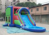 China Commercial 5in1 Inflatable Bounce House Slide Combo 9.8m x 4.0m for Kids for sale