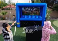 China Commercial Inflatable Archery Tag Game 3m x 1.5m with Hover Balls for Indoor Outdoor Target Sports for sale