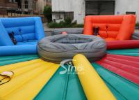 China Life Size Giant Inflatable Hungry Hippos Game 190kg Commercial Outdoor Play for sale
