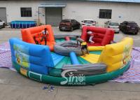 China Life Size Giant Inflatable Hungry Hippos Game 190kg Commercial Outdoor Play for sale