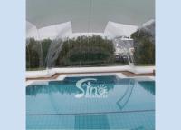 China Outdoor custom size transparent inflatable pool dome with covered ceiling for sale