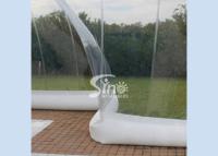 China Outdoor custom size transparent inflatable pool dome with covered ceiling for sale
