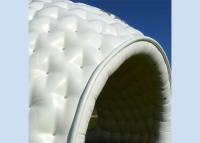 China 10m Diameter White Inflatable Golf Tent with Top Windows and Removable Door for sale