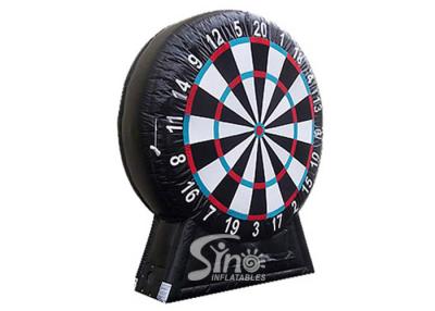 China Giant Inflatable Soccer Dart Board 2.6m H with PVC Tarpaulin Stand for sale