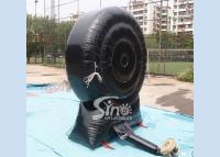 China Giant Inflatable Soccer Dart Board 2.6m H with PVC Tarpaulin Stand for sale