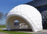 China 7x5m Outdoor Movable Inflatable Golf Tent for Trade Shows Advertising White for sale