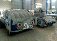 China Commercial Inflatable Tank for Outdoor Laser Tag 1150g PVC Army Bunker for sale