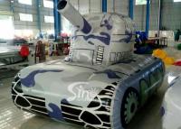 China Commercial Inflatable Tank for Outdoor Laser Tag 1150g PVC Army Bunker for sale