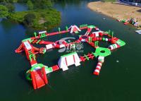 China 35x30m Giant Inflatable Floating Water Park 0.9mm PVC Tarpaulin for Kids and Adults for sale