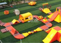 China 42x25m Custom Deisgn Giant Inflatable Floating Water Park With Silk Printing for sale
