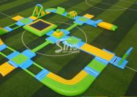 China Custom Giant Inflatable Aqua Amusement Park 0.9mm PVC for Summer Outdoor Water Play for sale