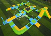 China Custom Giant Inflatable Aqua Amusement Park 0.9mm PVC for Summer Outdoor Water Play for sale