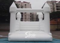 China White Wedding Bouncy Castle 5x4m Outdoor Adults Inflatable for Events for sale