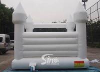 China White Wedding Bouncy Castle 5x4m Outdoor Adults Inflatable for Events for sale