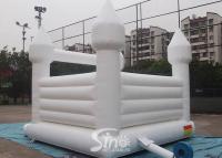China White Wedding Bouncy Castle 5x4m Outdoor Adults Inflatable for Events for sale