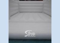 China White Wedding Bouncy Castle 5x4m Outdoor Adults Inflatable for Events for sale