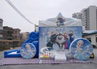 China Commercial Outdoor Frozen Carriage Inflatable Bouncy Castle with Slide 7m x 4.5m for sale
