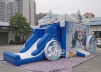 China Commercial Outdoor Frozen Carriage Inflatable Bouncy Castle with Slide 7m x 4.5m for sale