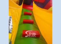 China Commercial Outdoor Inflatable Crayon Bounce House 3m with Basketball Ring and Slide for Kids Parties for sale