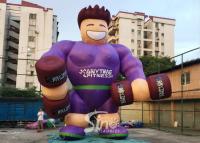 China Giant Inflatable Muscle Man 5m High for Fitness Club Outdoor Promotion for sale