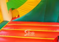 China Custom Outdoor Inflatable Combo Castle with Slide 5.2m x 5.0m x 4.0m Lead Free PVC for sale