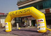 China Outdoor big custom size inflatable start line arch with logo fully digitally printed for sale