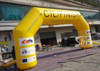 China Outdoor big custom size inflatable start line arch with logo fully digitally printed for sale