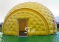 China 10m Diameter Inflatable Golf Tent with Custom Logo and Removable Doors for Outdoor Sports for sale