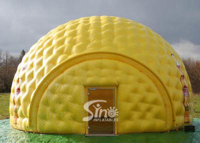 China 10m Diameter Inflatable Golf Tent with Custom Logo and Removable Doors for Outdoor Sports for sale