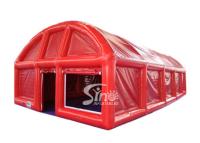 China 20x9m Full Enclosed White Inflatable Wedding Party Tent with Removable Windows for sale