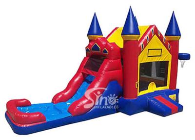 China Commercial Grade Inflatable Water Bounce House Castle with Pool 9m x 4m for Kids Parties for sale