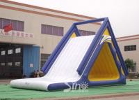 China Giant Inflatable Floating Slide 12m for Kids and Adults Outdoor Water Game Lake Use for sale
