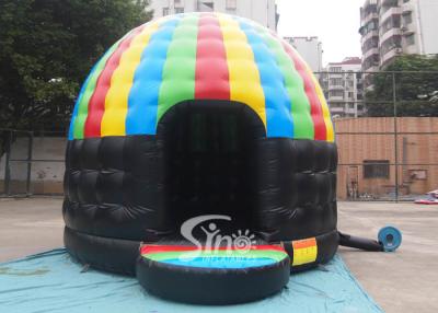 China Commercial Inflatable Disco Dome Bouncy Castle 6m x 5.2m Lead Free PVC for sale