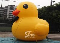 China 6m High Giant Inflatable Yellow Duck for Outdoor Advertising Promotion Ground Use for sale