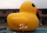 China 6m High Giant Inflatable Yellow Duck for Outdoor Advertising Promotion Ground Use for sale