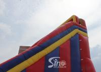 China 10m High Giant Commercial Inflatable Water Slide 15x5.5m 0.55mm PVC Tarpaulin for sale