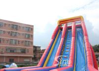 China 10m High Giant Commercial Inflatable Water Slide 15x5.5m 0.55mm PVC Tarpaulin for sale