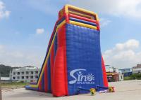 China 10m High Giant Commercial Inflatable Water Slide 15x5.5m 0.55mm PVC Tarpaulin for sale