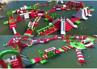 China 35x30m Giant Inflatable Floating Water Park 0.9mm PVC Tarpaulin Commercial Use for sale