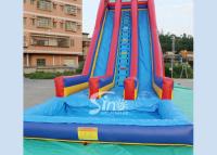 China 10m High Giant Inflatable Water Slide for Adults 0.55mm PVC Tarpaulin Commercial Use for sale