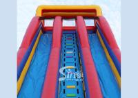 China 10m High Giant Inflatable Water Slide for Adults 0.55mm PVC Tarpaulin Commercial Use for sale