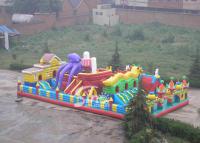 China 20x10m Octopus City Kids Giant Inflatable Amusement Park Lead Free PVC Tarpaulin for sale
