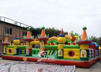 China 20x10m Octopus City Kids Giant Inflatable Amusement Park Lead Free PVC Tarpaulin for sale