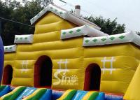 China 20x10m Octopus City Kids Giant Inflatable Amusement Park Lead Free PVC Tarpaulin for sale