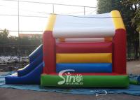 China Commercial Inflatable Bouncy Castle with Slide 5x4x4m for Kids Party Outdoor for sale