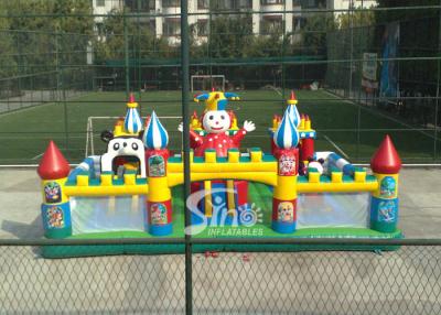 China Commercial Grade Giant Inflatable Amusement Park 10m x 8m Outdoor Playground CE Certified for sale