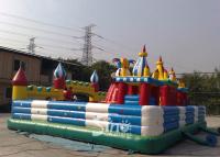China Commercial Grade Giant Inflatable Amusement Park 10m x 8m Outdoor Playground CE Certified for sale